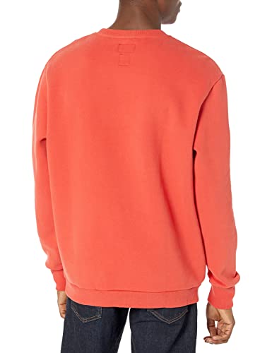 Superdry mens Crossing Lines Crew Sweatshirt, Americana Red, X-Small US
