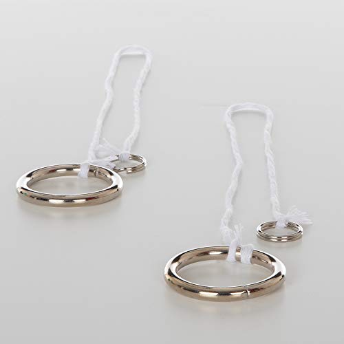 Steve Spangler Science Steel Rings Experiment Kit – At-Home Science Kit for Kids, Hands-On STEM Learning Activity, Learn About Motion, Momentum, and Gravity