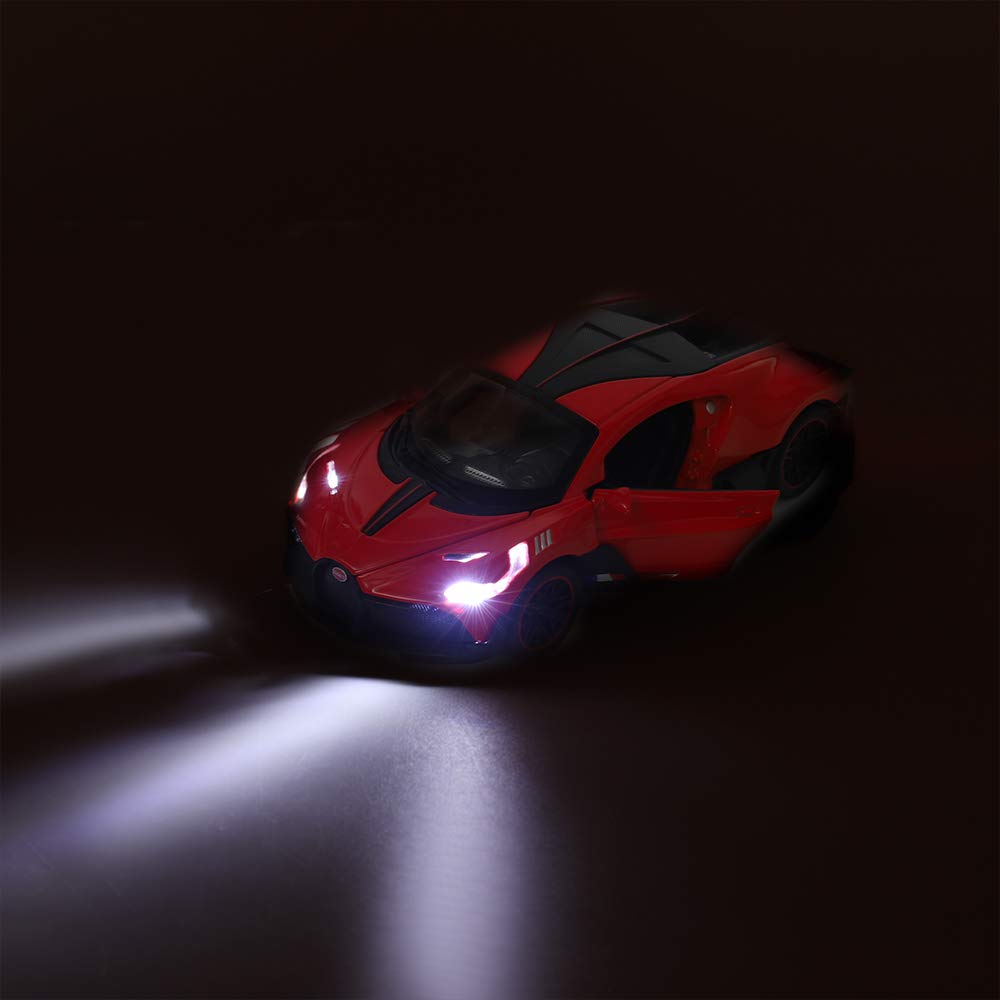 Toys car Bugatti Divo Alloy Model Car,1:32 Diecast Car Gifts for 3 to 12 Years Old