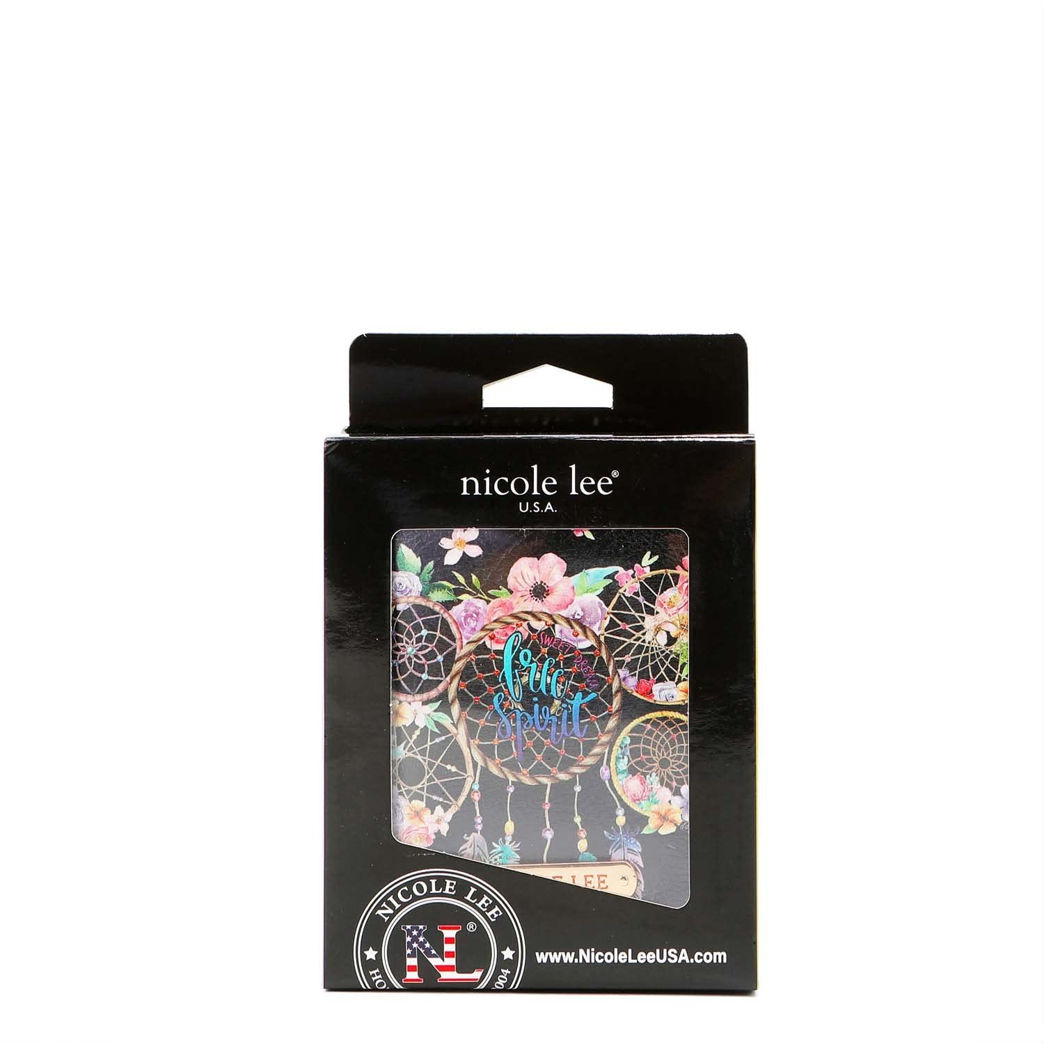 PRT6319 DREAM OFFALL COLORS DOUBLE ZIP ACCORDION CARD HOLDER