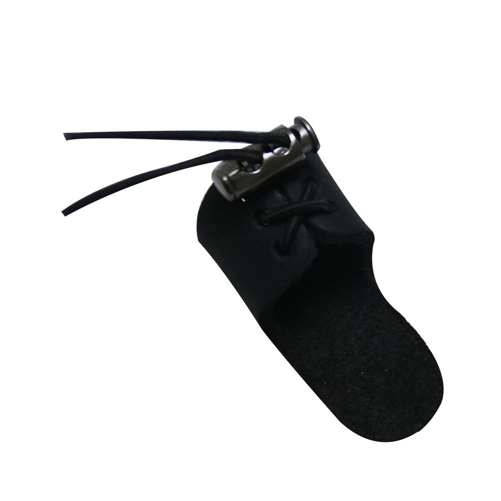 Senwick Black Handmade Cowskin Medium Thumb Archer's Thumb Ring Finger Protector