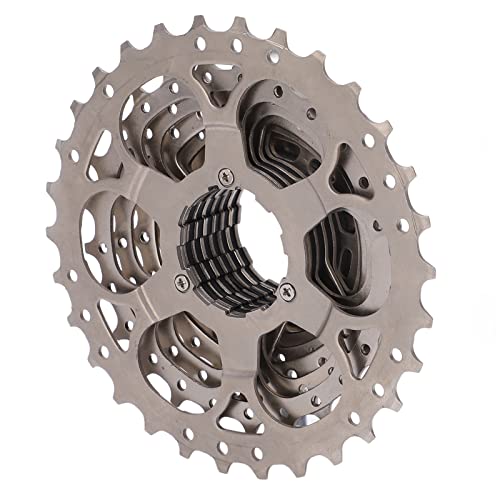 WESE 10 Speed Cassette, Anti Rust Steady Rotation 11β30T Road Bike Cassette Lightweight for Folding