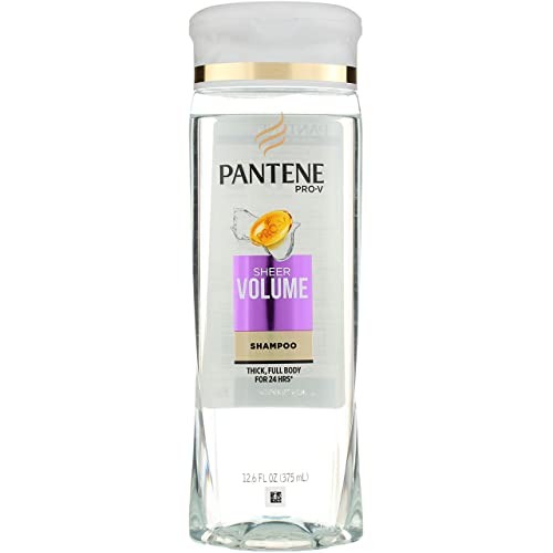 Pantene Pro-V Sheer Volume Free Flowing Fullness Shampoo 12.60 oz (Pack of 4)