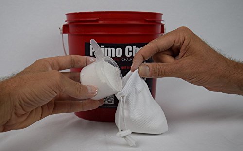 Primo Chalk - 1LBS Bucket - Fewer Applications Needed for Improved Focus on Weightlifting, Gymnastics, Rock Climbing, Gym