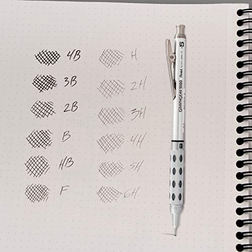 Pentel Refill Super Hi-Polymer Lead, 0.5mm, Fine, 2B, 144 Pieces of Lead (C505BP2B-K6)