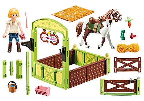 Playmobil DreamWorks Spirit Abigail & Boomerang with Horse Stall