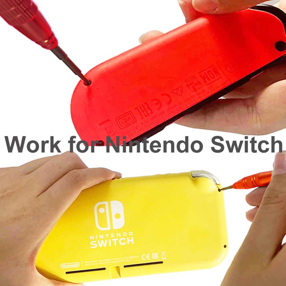 Triwing Screwdriver Compatible With Nintendo Switch, EMiEN 2.0mm Phillips 1.5mm Y00 Tri-Point Tri Wing Tip Screwdriver Kit Compatible With Nintendo Switch Joy-Con and Consoles Repair
