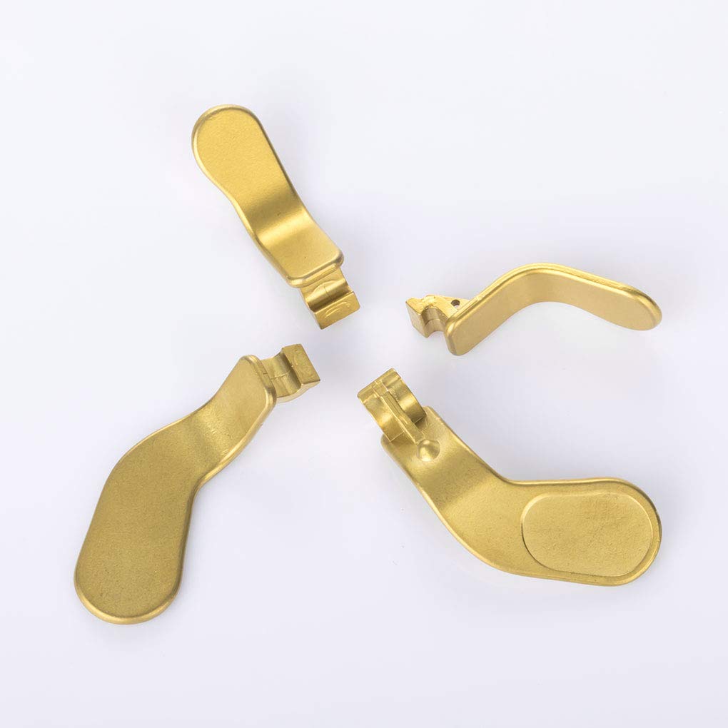 TOMSIN Replacement Metal D-Pads and Paddles for Xbox Elite Controller Series 2 and for Xbox Elite Wireless Controller (Gold)