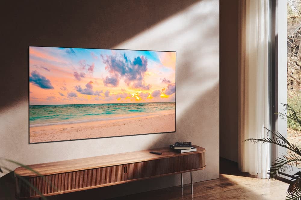 SAMSUNG QN43QN90BAFXZA 43" QLED Quantum Matrix Neo 4K Smart TV with an Additional 2 Year Coverage by Epic Protect (2022)(USED)