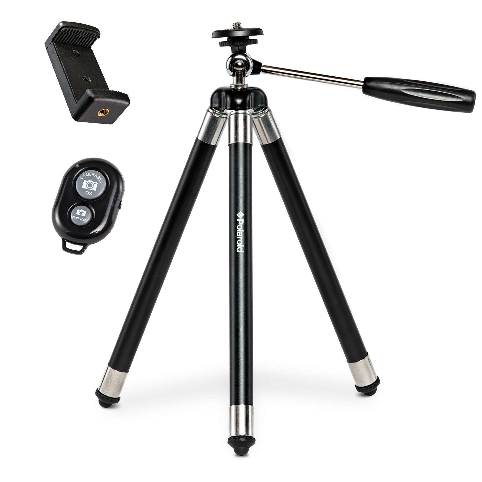 Polaroid 42" Travel Tripod Includes Deluxe Tripod Carrying Case For Digital Cameras & Camcorders