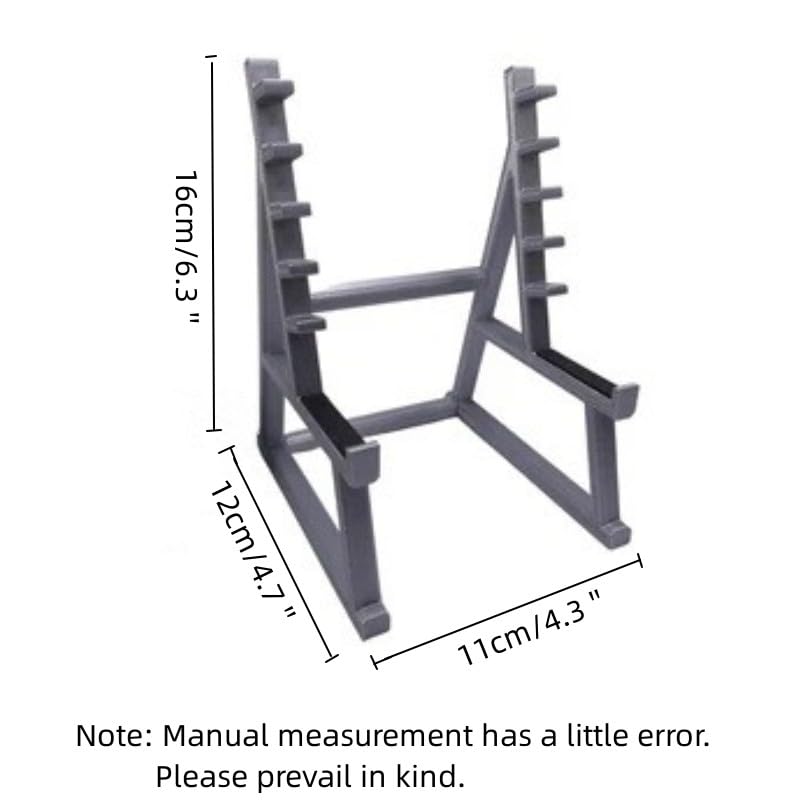 RFSHOP Funny Mini Barbell Pen Holder, Gym Theme Desk Pen Organizer Squat Rack Pen Holde,Home Office Desk Display Decorations Gift.