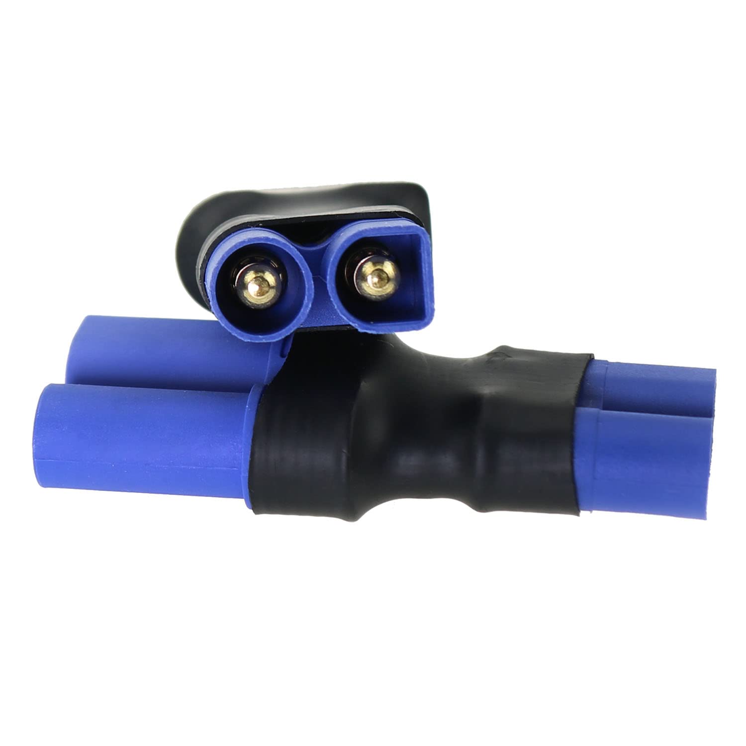 ZZHXSM 2pcs No Wires Connector EC3 Male to EC5 Female Plug Adapter for RC FPV Vehicle Lipo Battery Control Parts DIY