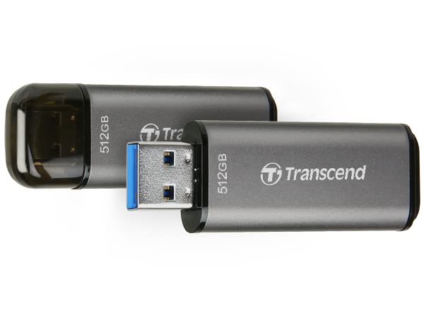 Transcend 128GB JetFlash 920 USB 3.2 Gen 1 Flash Drive TS128GJF920, Grey