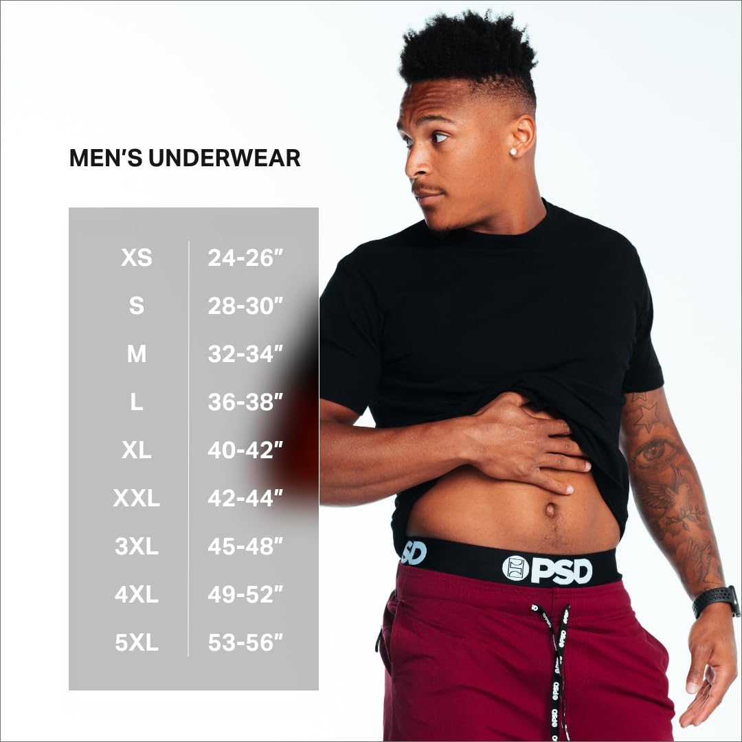 PSD Men's Dead Presidents Boxer Briefs, Multi, XL