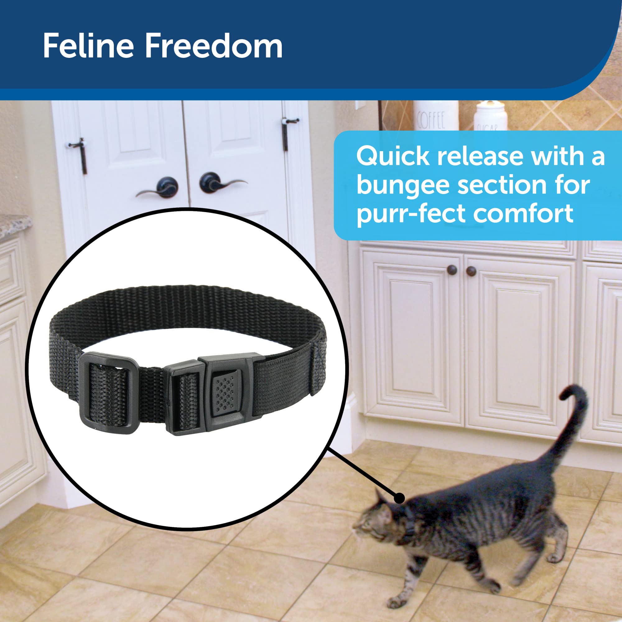 PetSafe Collar Strap for Cats β Replacement Collar Strap for Stay & Play, Pawz Away, and YardMax Receiver Collars β Comfortable and Lightweight for Cats to Wear
