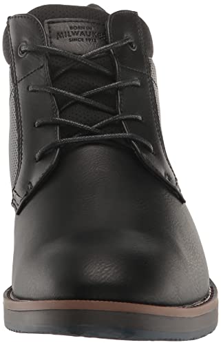 Nunn Bush Men's DC Circuit Plain Toe Chukka Boot with Memory Foam, Black, 13 Wide