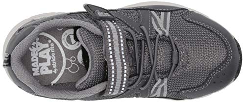 Stride Rite Made2Play Journey Adaptable Athletic Sneaker, Grey, 11 US Unisex Little Kid