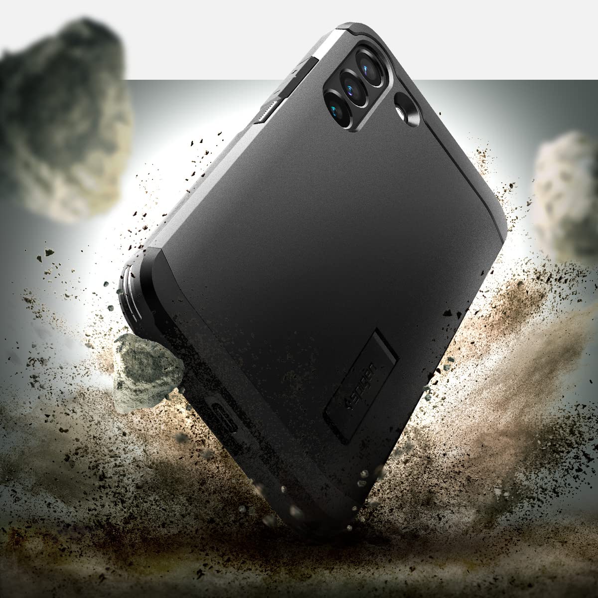 Spigen Tough Armor Designed for Galaxy S22 Plus Case (2022) - Black