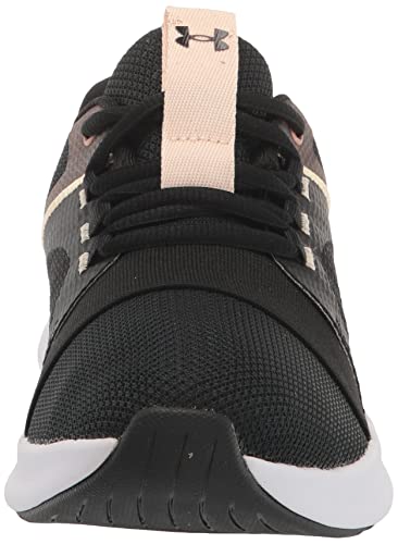 Under Armour Women's Charged Breathe Bliss, (005) Black/Metallic Light Copper/Peach Ice, 8