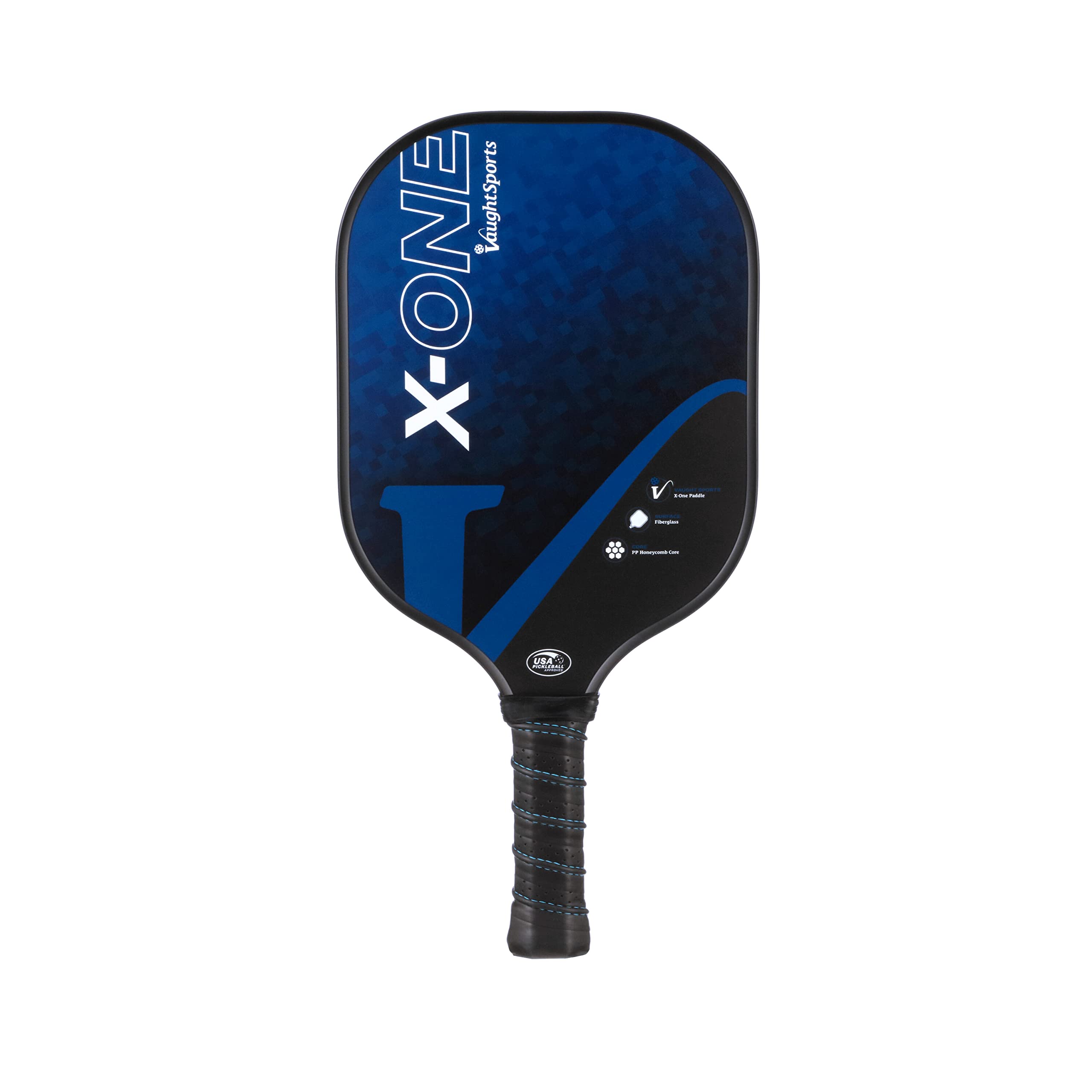 Vaught Sports X-One Pickleball Paddle - Dark Blue / 4 1/4
