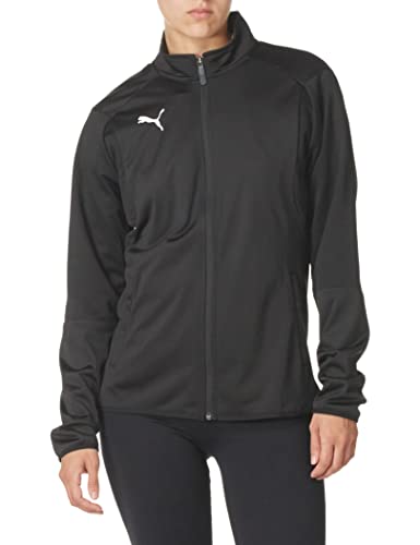 PUMA Women's Liga Training Jacket, Black-White