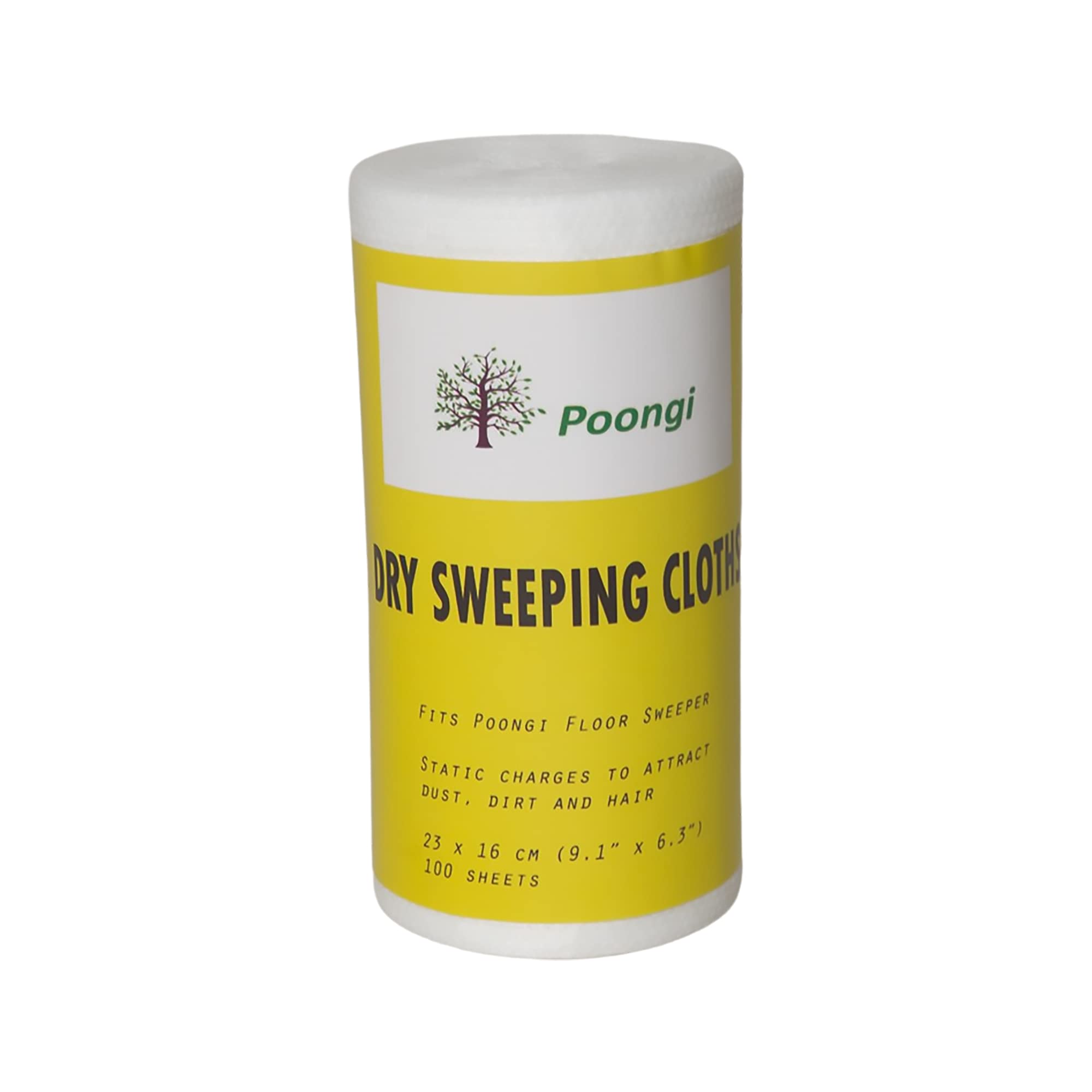 Poongi Floor Sweeper Dry Wipes (White)