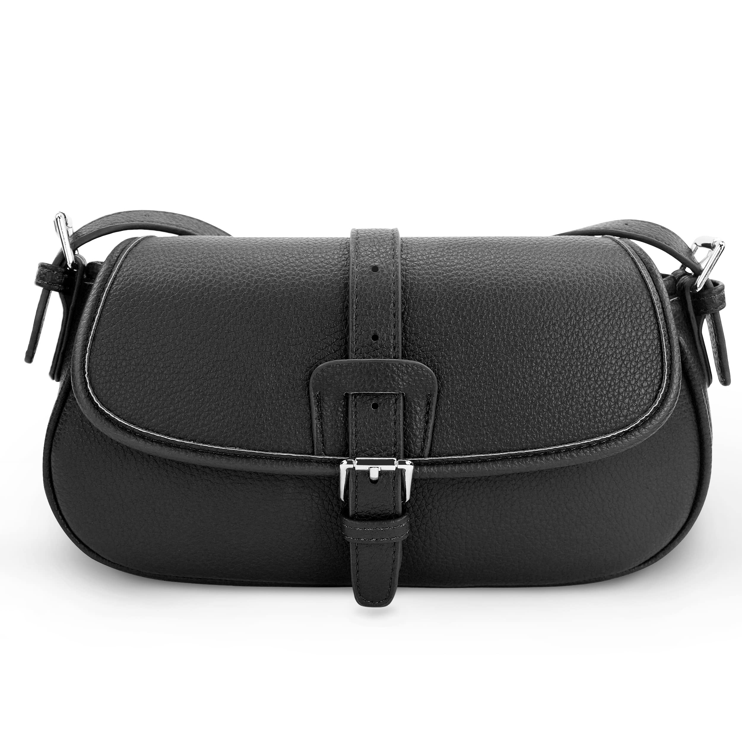 Whale Power Small Shoulder Bag for Women Fashion Faux Leather Purses Handbag Soft Lightweight Bags with Adjustable Strap