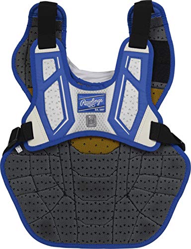 Rawlings | VELO 2.0 Catcher's Chest Protector | Baseball | Intermediate - 15 1/2" | Royal/White