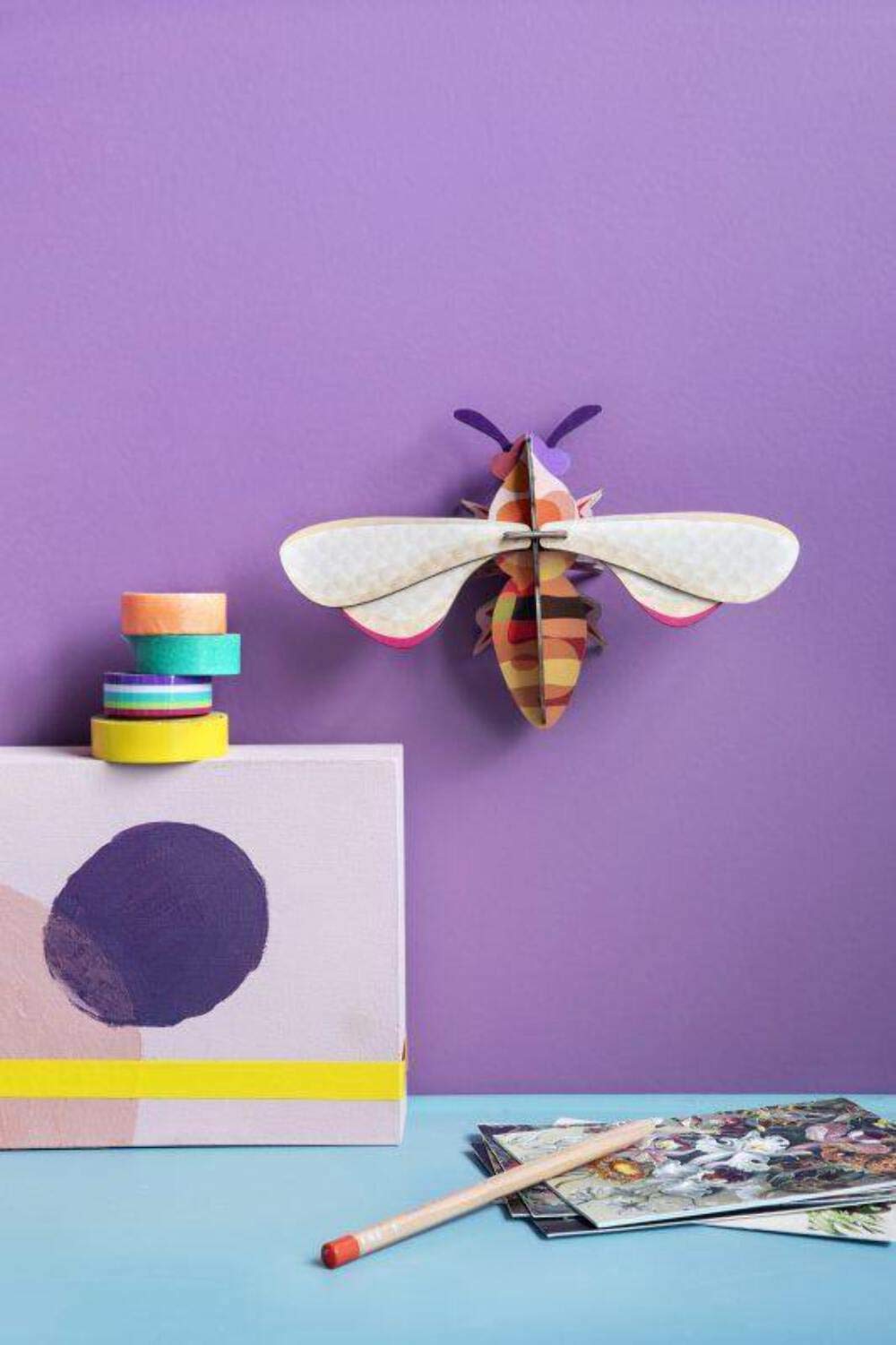 Studio Roof 3D Wall Decoration, Small Honey Bee (IMA48)
