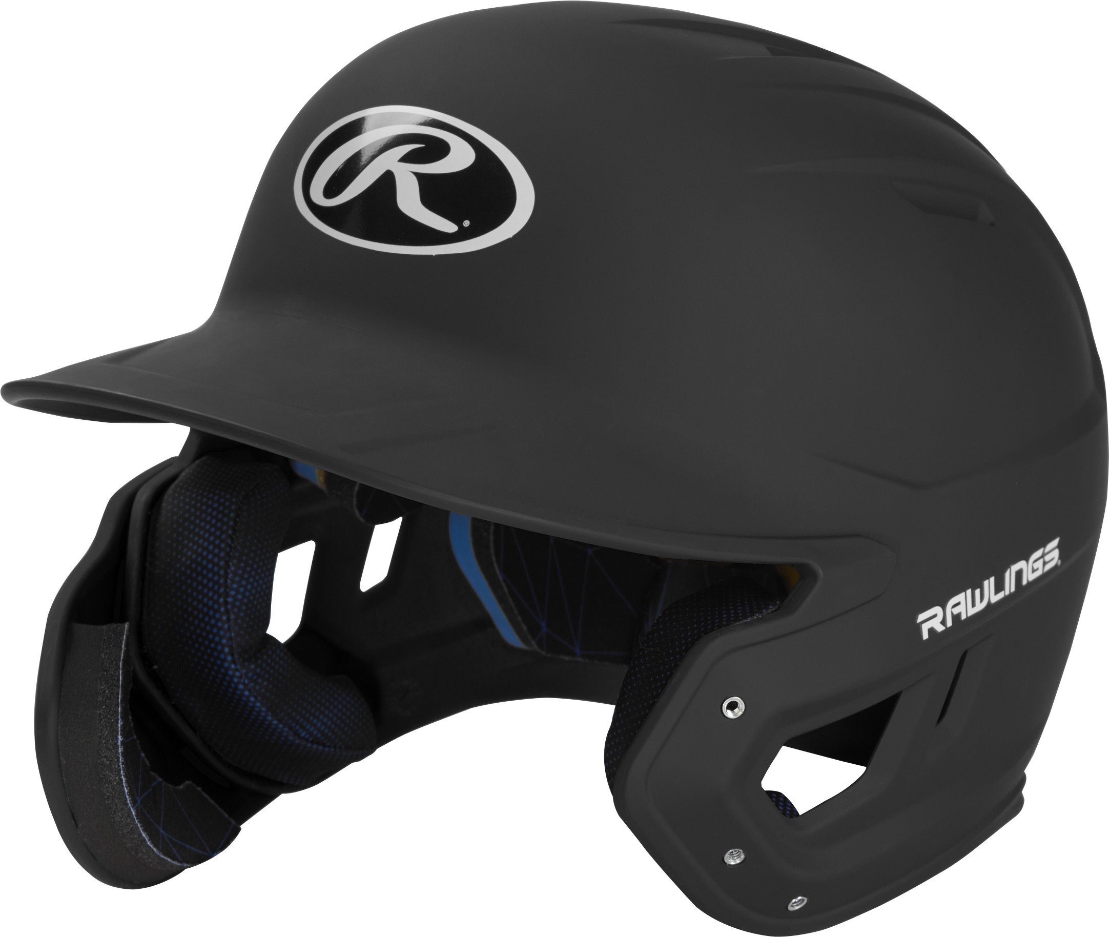 Rawlings MACHEXTR-B7-JR 2019 Mach Baseball Batting Helmet, Matte Black