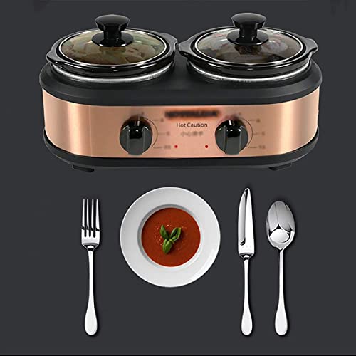 Rice Cooker, Household Three-Pot Multi-Function Slow Cooker, Ceramic Inner Pot, Automatic Soup and Health Pot, Rice Cooker
