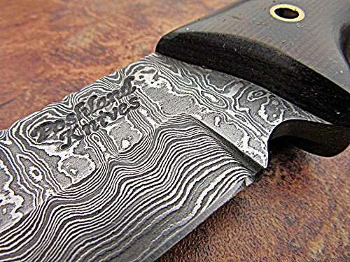 Poshland TR-170 Custom Handmade Damascus Steel 10 Inches Tanto Knife - Perfect Grip G10 Handle