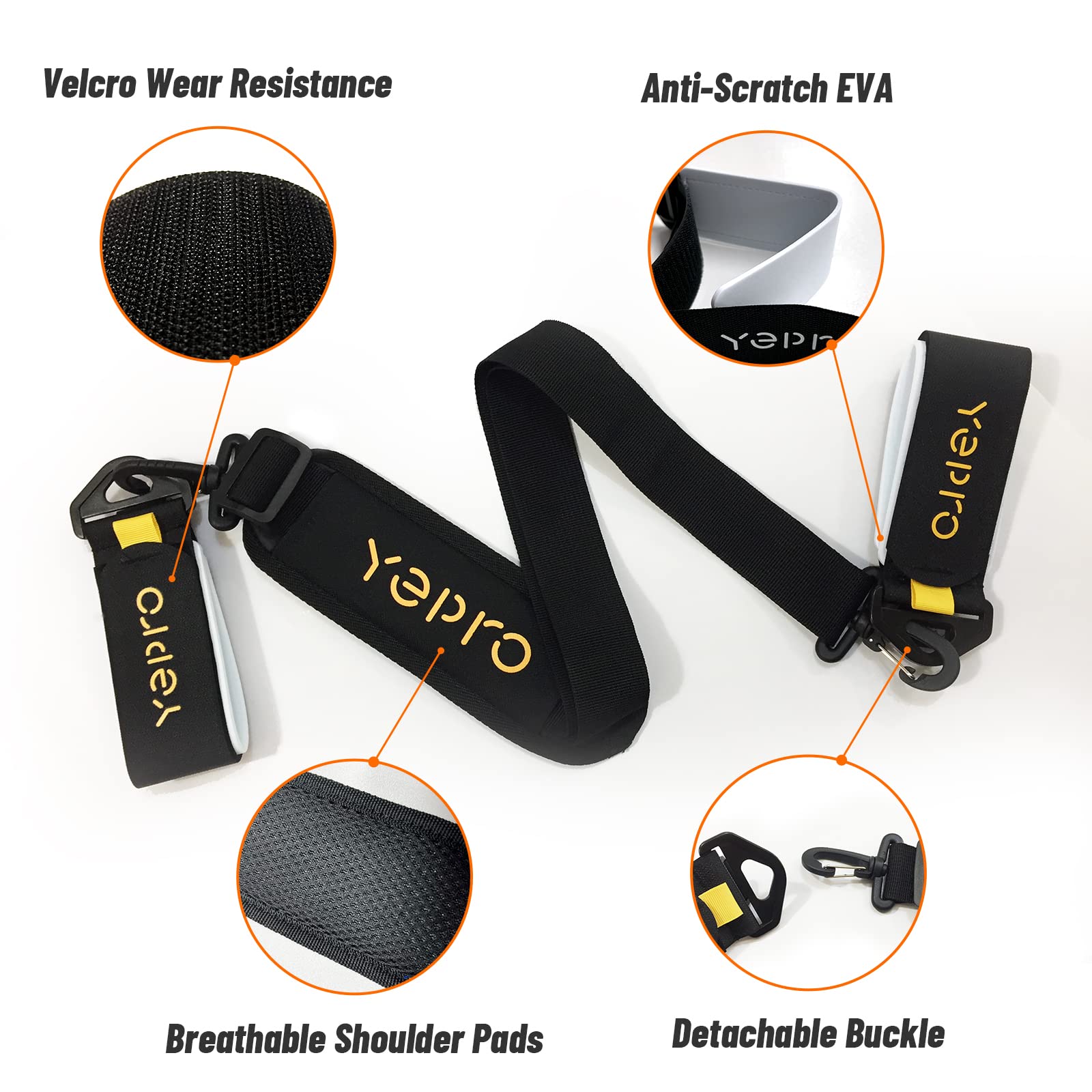 Yepro Ski Strap and Pole Carrier Adjustable Shoulder Ski Carrier Strap Ski Accessories for Transport Your Ski Gear Everywhere