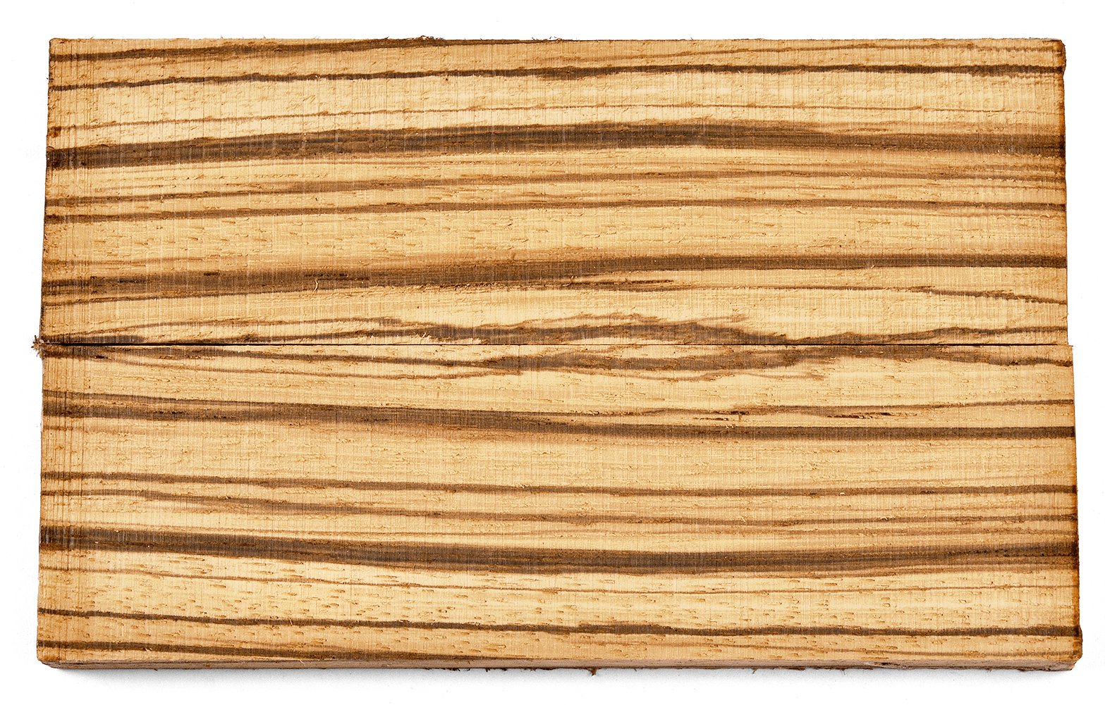 Texas Knifemakers Supply Zebrawood Knife Handle Block (Each Piece is Unique) 5" x 1-1/2" x 1"