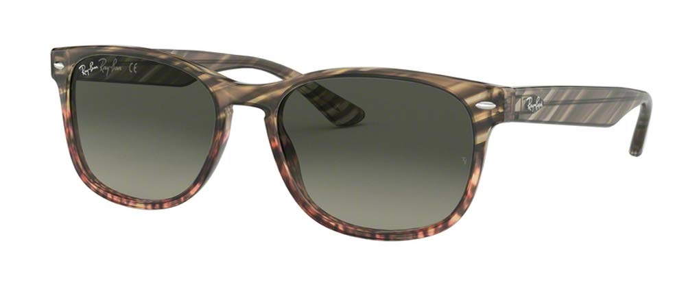 Ray-Ban RB2184 901/58 57M Black/Crystal Lens Green Polarized Square Sunglasses For Men For Women + BUNDLE with Designer iWear Eyewear Kit