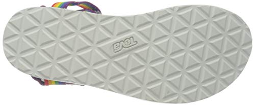 Teva womens Midform Universal Wedge Sandal, Rainbow/Black, 8 US