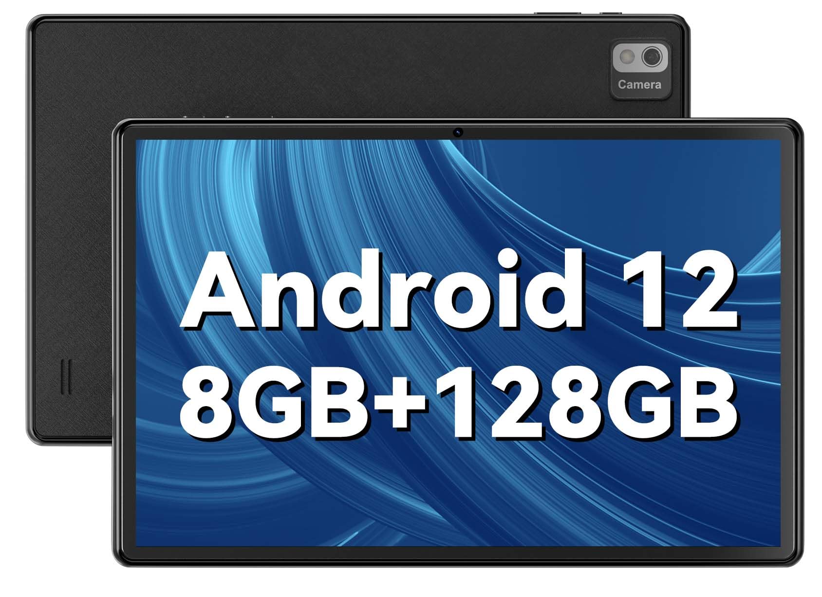 SGIN 10 Inch Android 12 Tablet, 8GB RAM 128GB ROM Tablets Computer with Octa-Core 2.0Ghz Processor, 1280 * 800 IPS Display, 5MP+8MP Dual Camera, WiFi, Bluetooth 5.0, 6000mAh