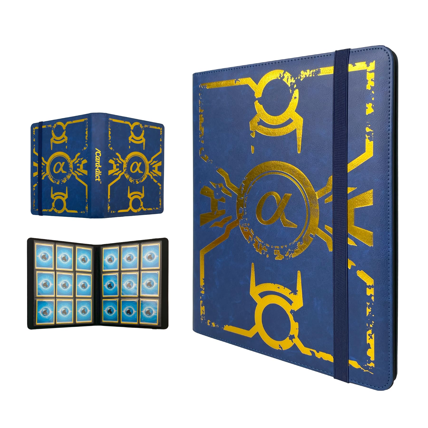 Pocket Size Trading Card Binder with 40 Protective Pages, Compatible with Pokemon, Skylanders, Football, Baseball Cards, Polaroid Photos, and More