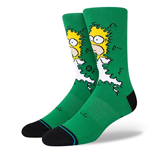 Stance Crew Homer Socks (Large, Green)