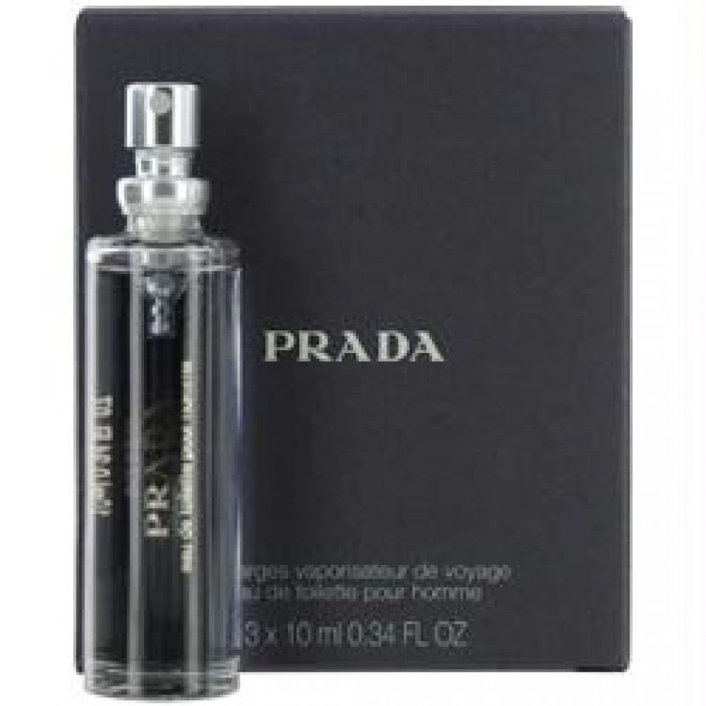 Prada Set Eau de Toilette Refill Spray 0.34 oz Quantity Of Three 2 pcs