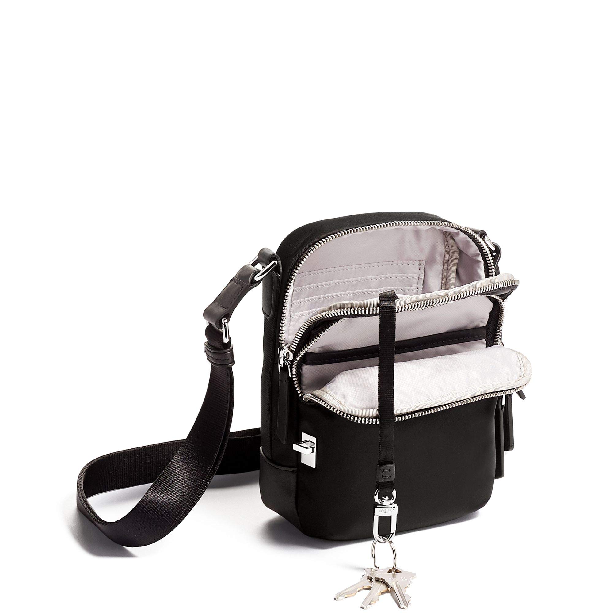 TUMI - Voyageur Ruma Crossbody Bag - Over Shoulder Satchel for Women - Black/Silver