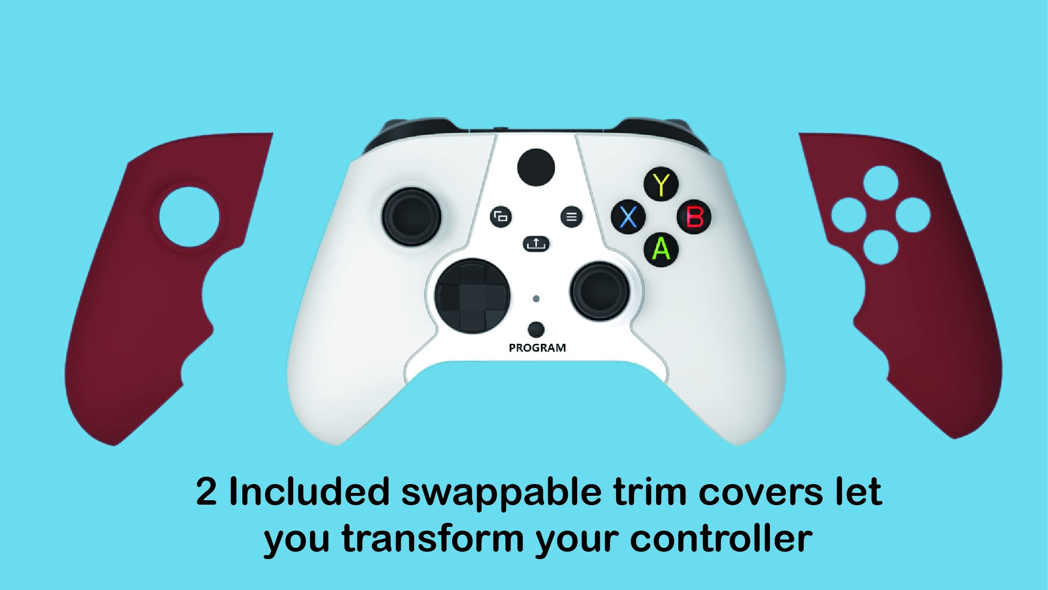 VISIONHMD Elite Wireless Controller for Xbox Series X|S, With 4 Remappable Buttons, 4 Motor Vibration and 3.5mm Stereo Headset Jack, Compatible with Xbox One and PC/Laptop Windows10-White