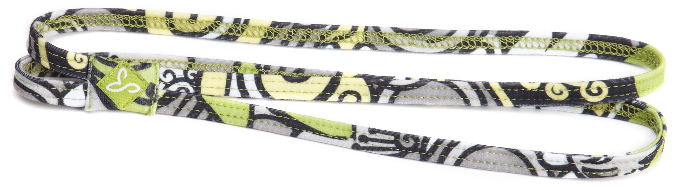 prAna Printed Double Headband, Citron Congo Beats, One Size Fits All