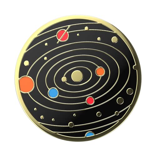 PopSockets Phone Grip with Expanding Kickstand, Enamel Solar PopGrip - Solar Flare