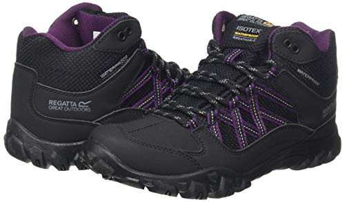 Regatta Women's Low Rise Hiking Boots, Black Prune, 10