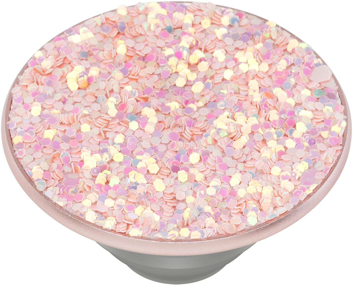 PopSockets Phone Grip with Expanding Kickstand, Glitter PopGrip - Rose