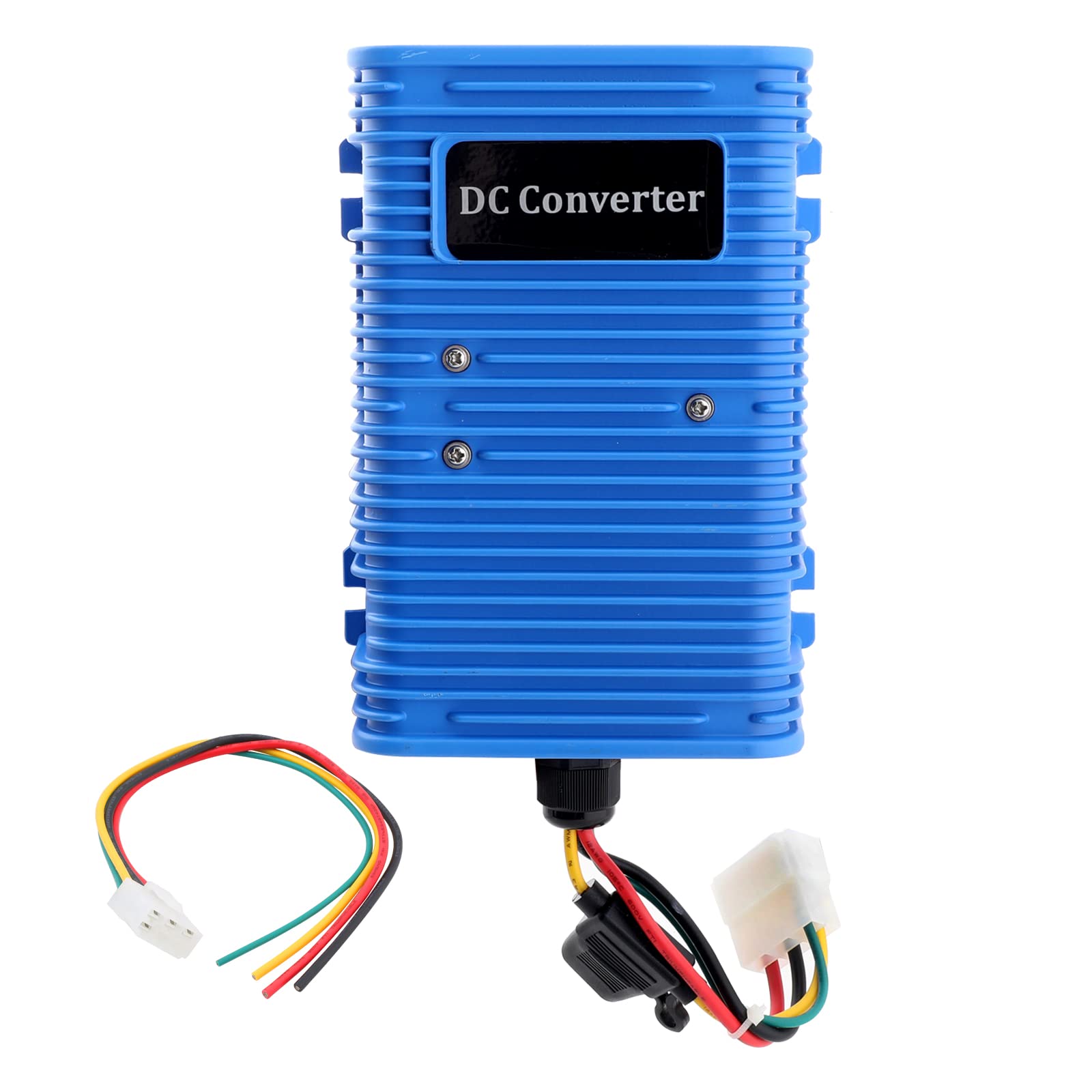 Roykaw Golf Cart Voltage Reducer Regulator Converter 36/48V to 12V Compatible with E-Z-GO Club Car Yamaha (30A/350W)