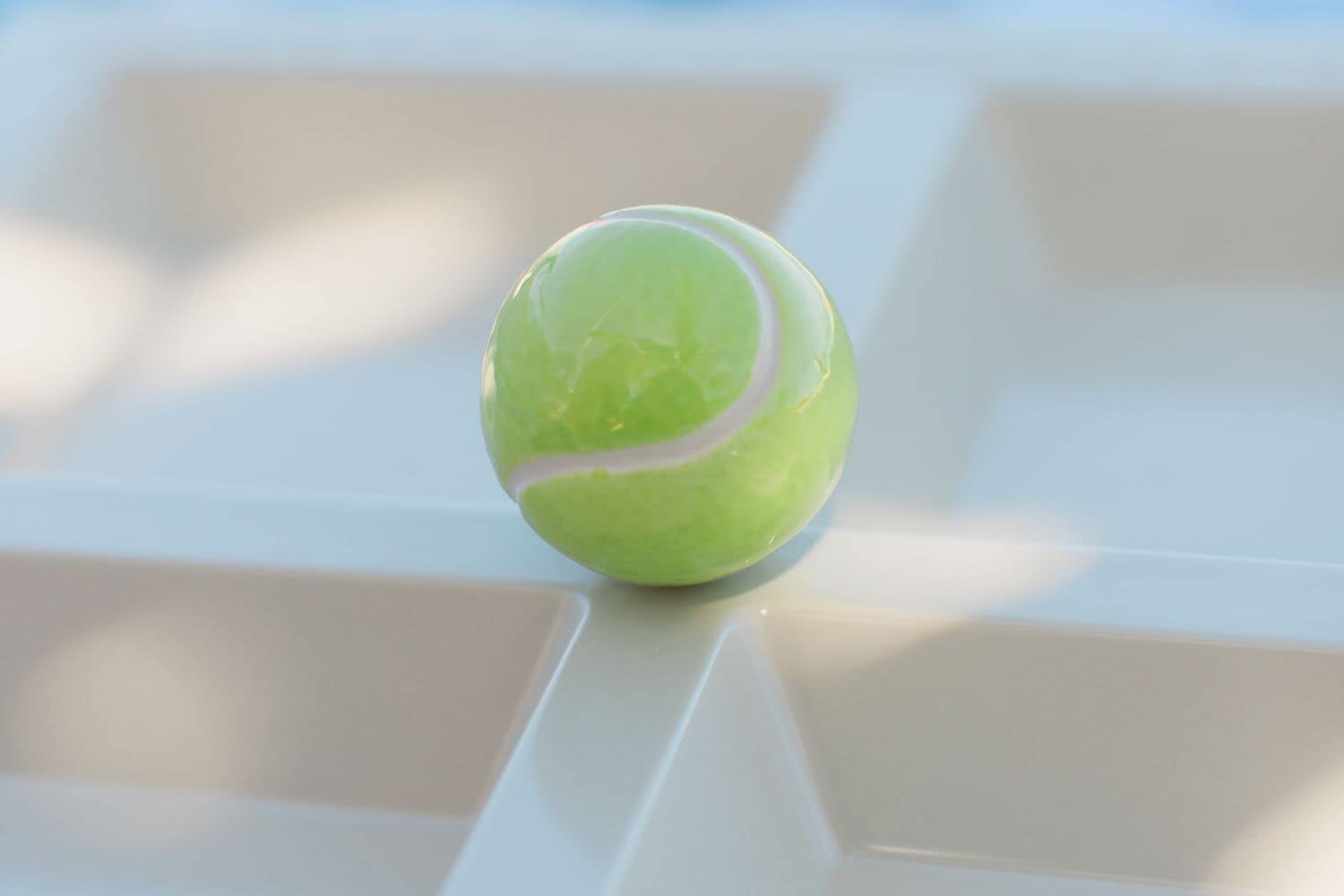 nora fleming Game, Set, Match (Tennis Ball) A72 - Hand-Painted Ceramic Unique Décor - Summer Minis for the Home and Office