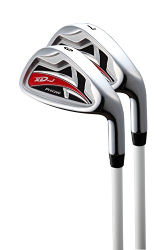 Remarkable Right Handed Junior Golf Club Set for Age 6 to 8 (Height 3'8" to 4'4") Set Includes: Driver (15"), Hybrid Wood (25*), 7, 9 Iron, Putter, Bonus Stand Bag & 2 Headcovers