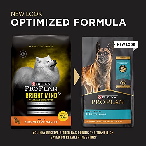 Purina Pro Plan High Protein, Cognitive Health Dry Dog Food, Chicken & Rice Formula - 16 lb. Bag
